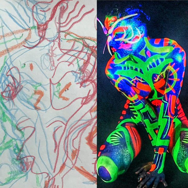 Neon Naked Life Drawing (Online!) - Craft & Travel