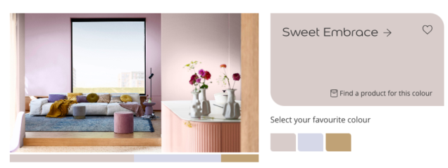Dulux Colour of The Year 2024 Sweet Embrace - Craft & Travel