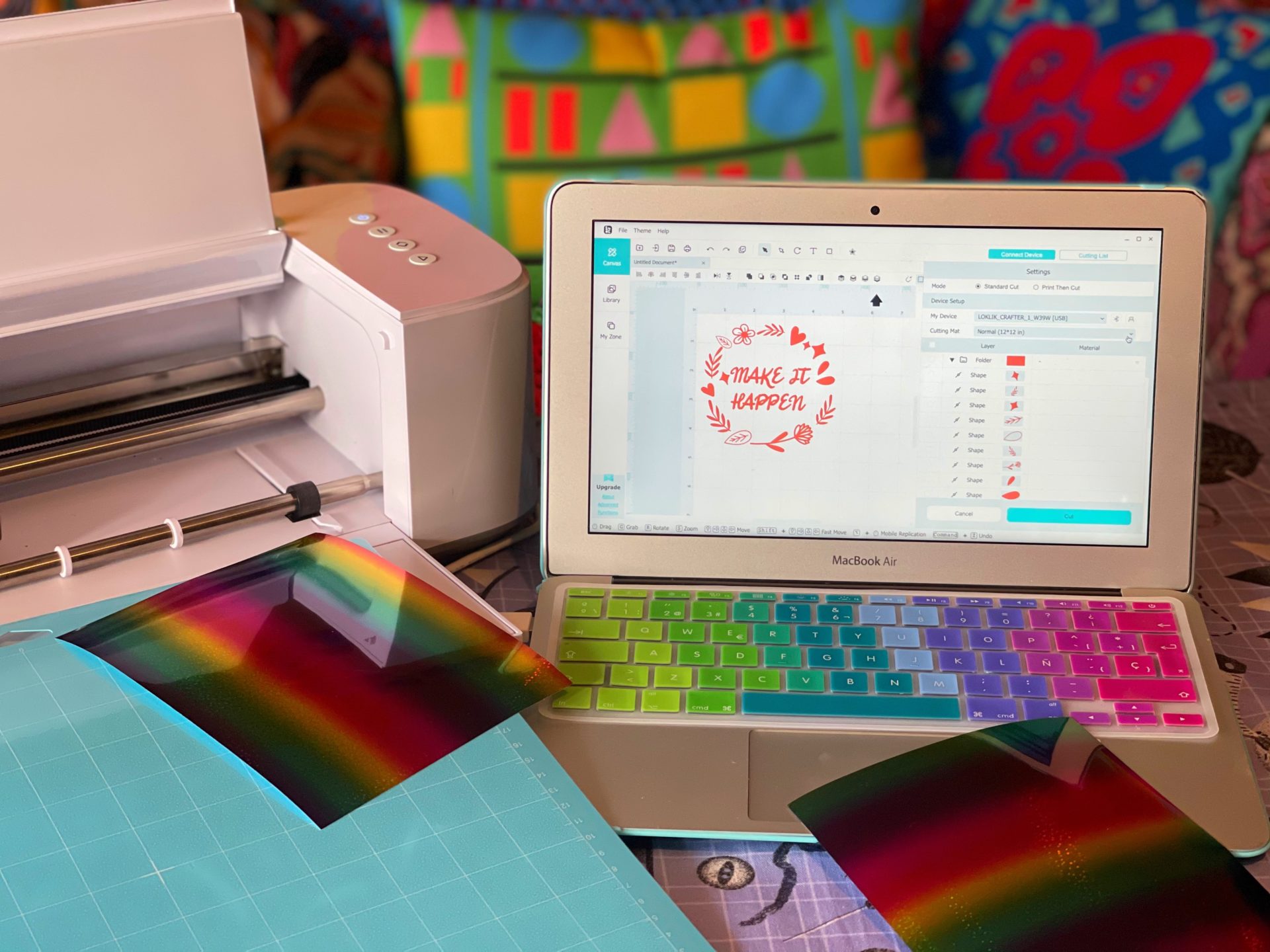 How to make colourful DIY craft projects using a LOKLiK Crafter - Craft ...