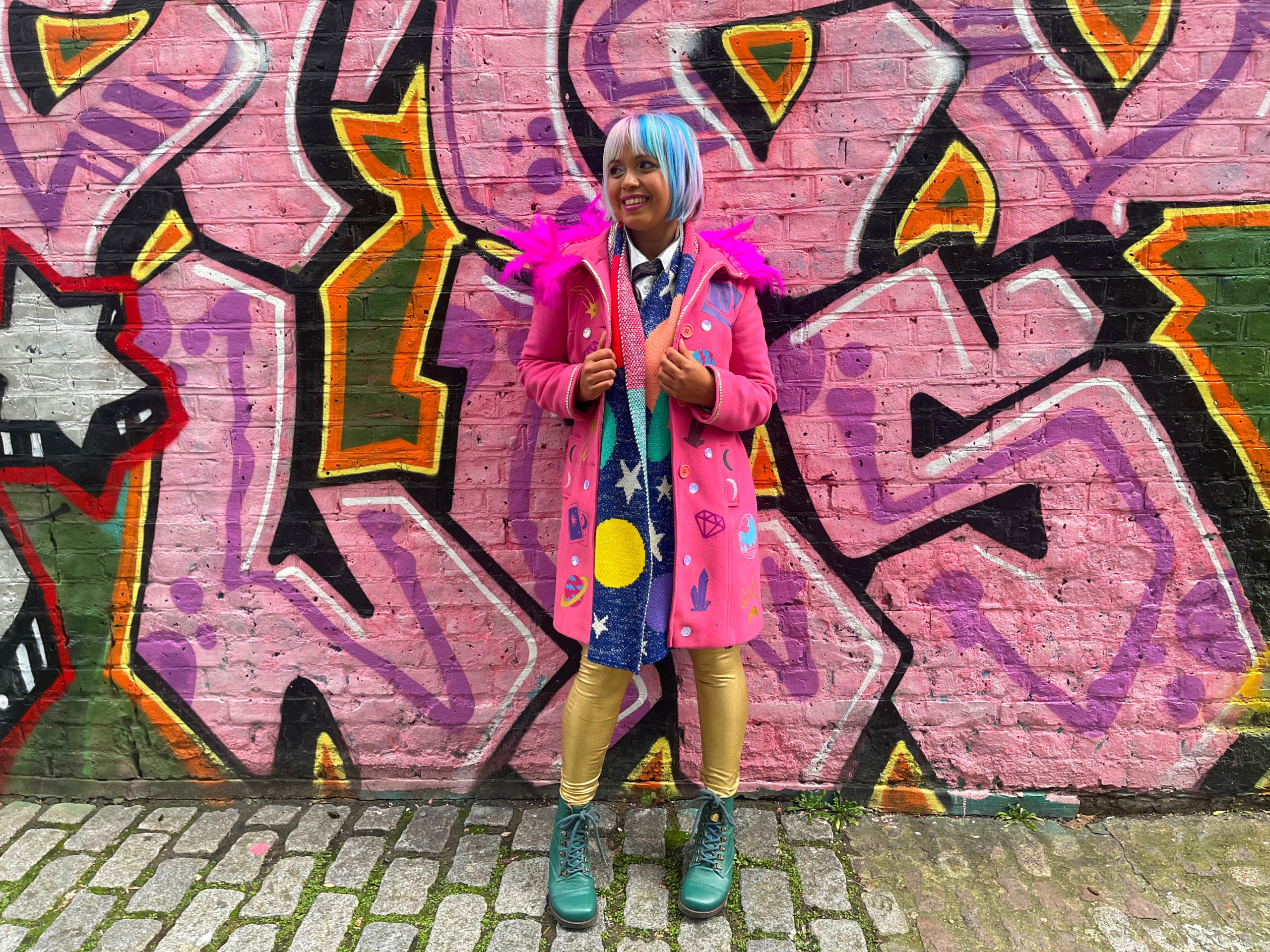How I made a Cosmic Coat using a heat press - Craft & Travel