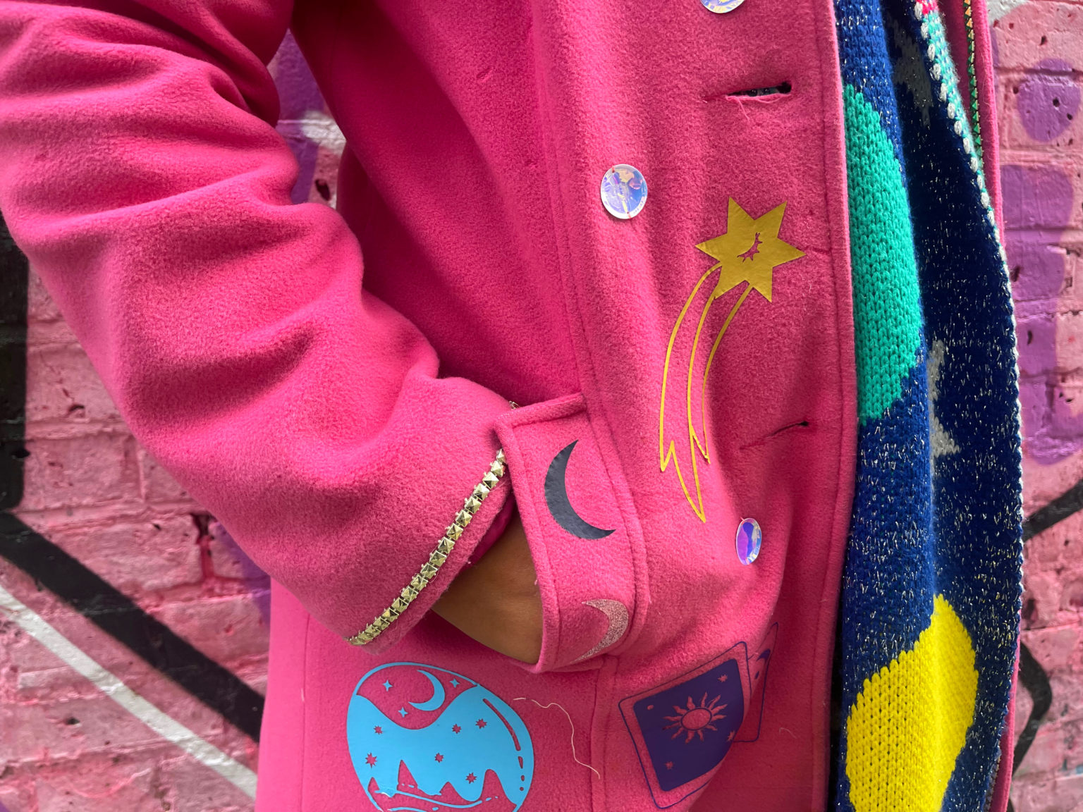 How I made a Cosmic Coat using a heat press - Craft & Travel